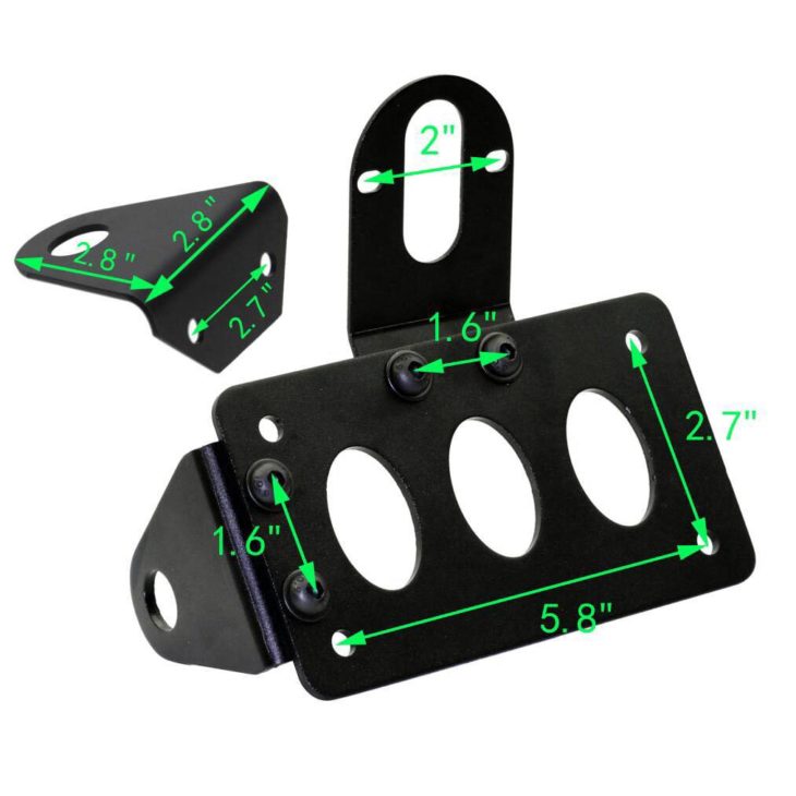 lateral-license-plate motorcycle - school of cool