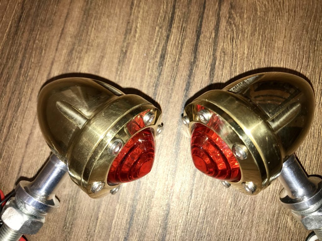 Hold Fast Brass Turn Signal - school of cool