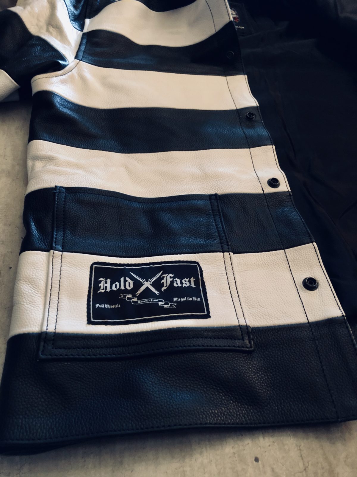 Prison-Jacket-Hold-Fast Cowhide Leather - school of cool