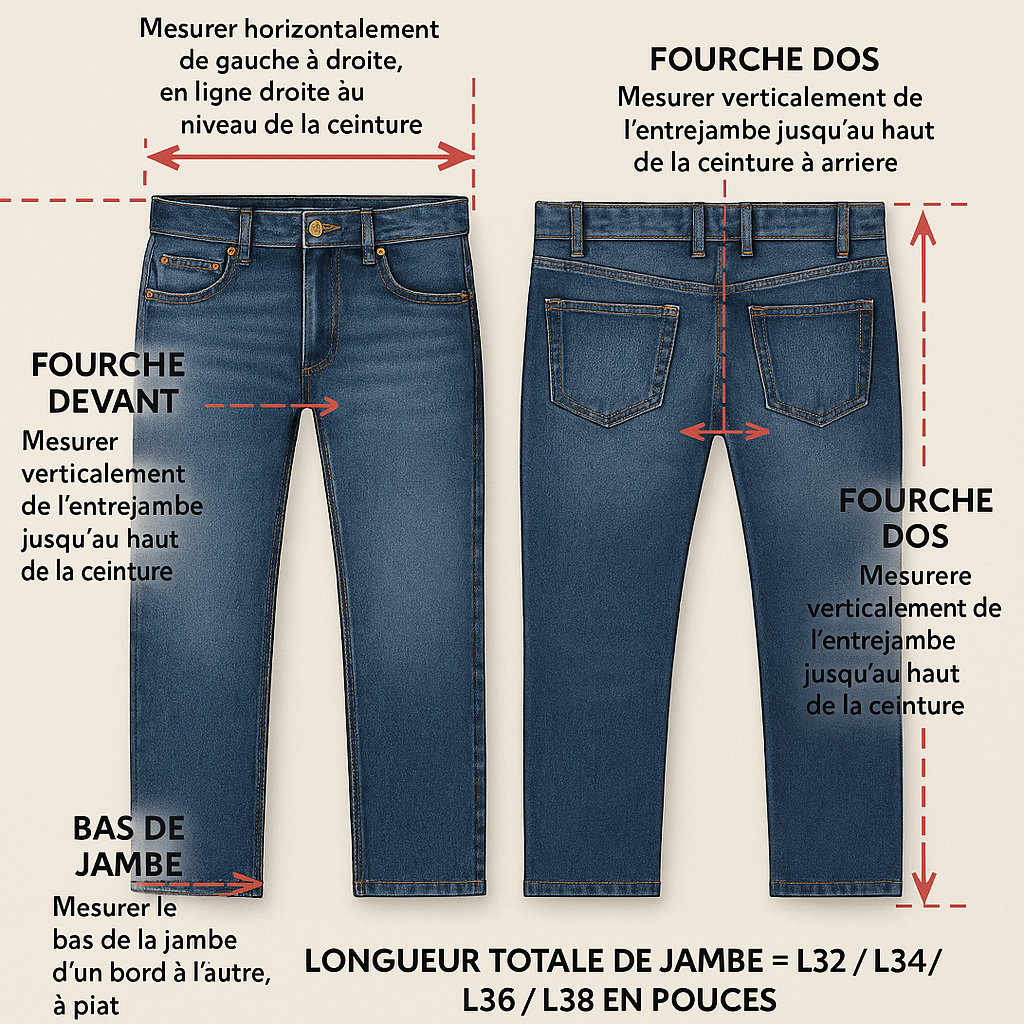 Comment mesurer votre pantalon et choisir la meilleure taille - school of cool